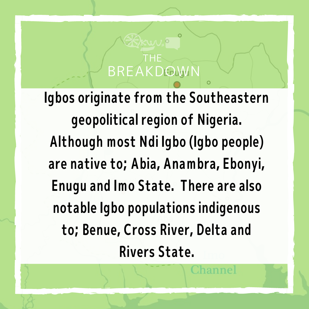 Greater Igbo Regions: The Breakdown – Okwu ID